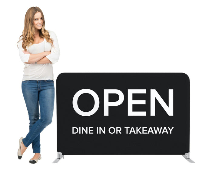 Crowd Control Barriers | Printed in the USA | Fabric Sign Guys