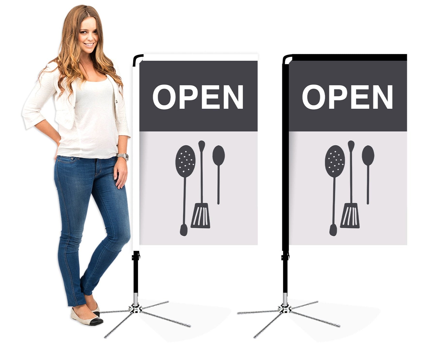 Rectangle Flags | Fabric Sign Guys